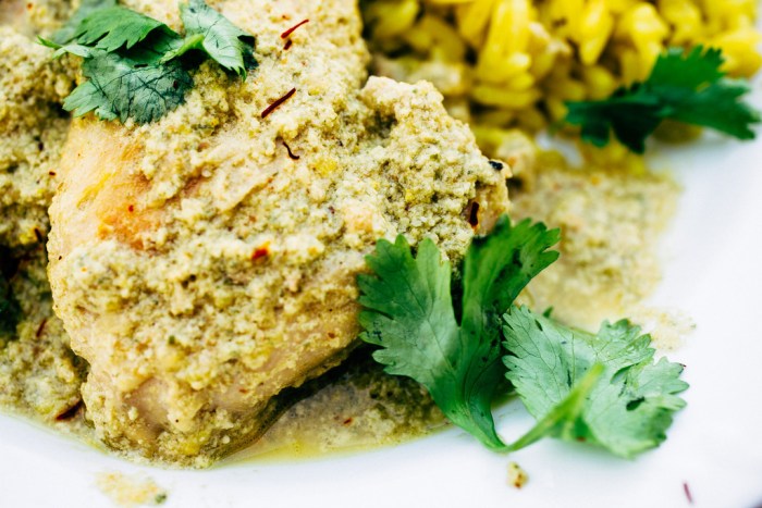 Pollo en Alguashte or Chicken in Pumpkin Seed Sauce – SalviKitchen